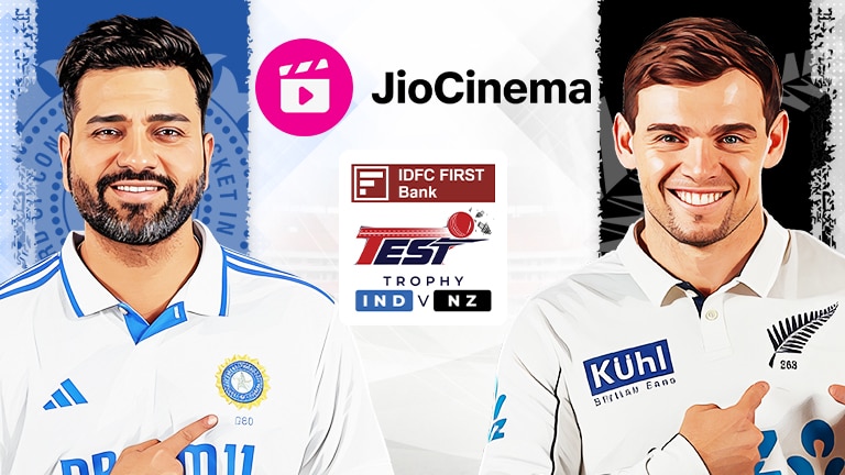 IDFC First Bank India vs New Zealand - 3 Test Series