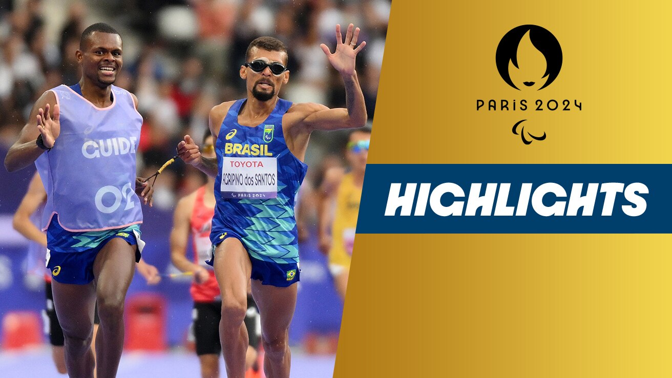 Watch Para Athletics - Men's 5000m T11 Final - Highlights - Agripino Dos Santos Takes Gold, Sets ...