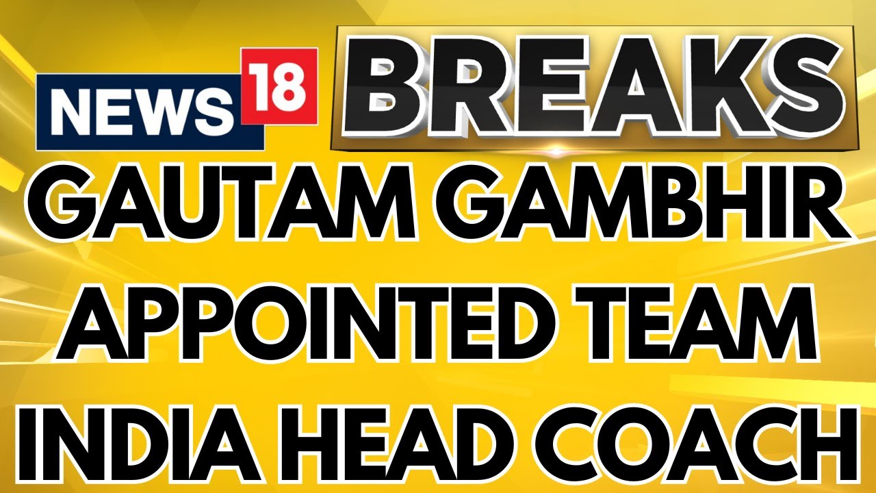 Watch Gautam Gambhir Appointed Indian Cricket Team Head Coach, Will ...