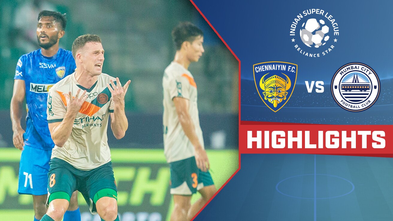 Watch Chennaiyin FC vs Mumbai City FC from ISL 2024-25 on JioCinema.