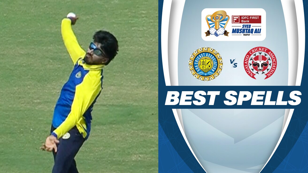 Watch Goa vs Nagaland - Mohit Redkar's Best Spell Only on JioCinema.
