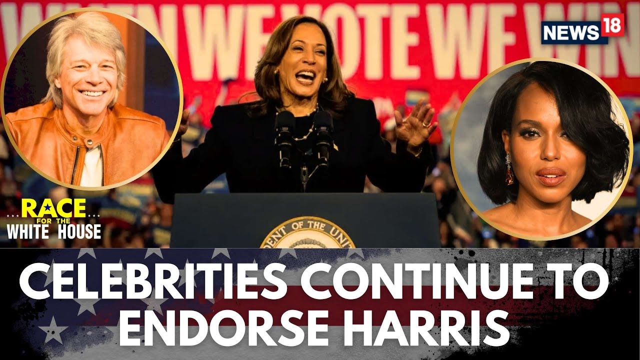 Watch US Elections 2024 Latest News | Celebrities Continue To Endorse ...