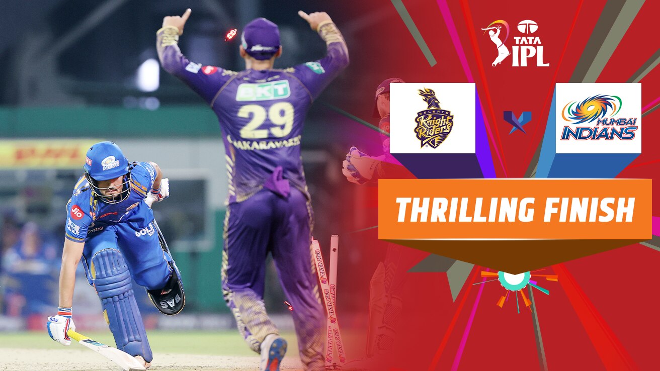 Watch KKR Vs MI - Thrilling Finish Video Online(HD) On JioCinema