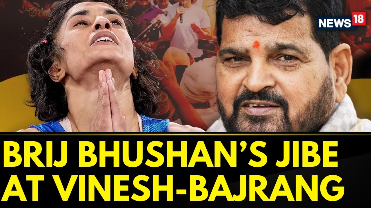 Watch Day After Vinesh, Bajrang Punia Join Congress; Brij Bhushan Launches A Scathing Jibe ...
