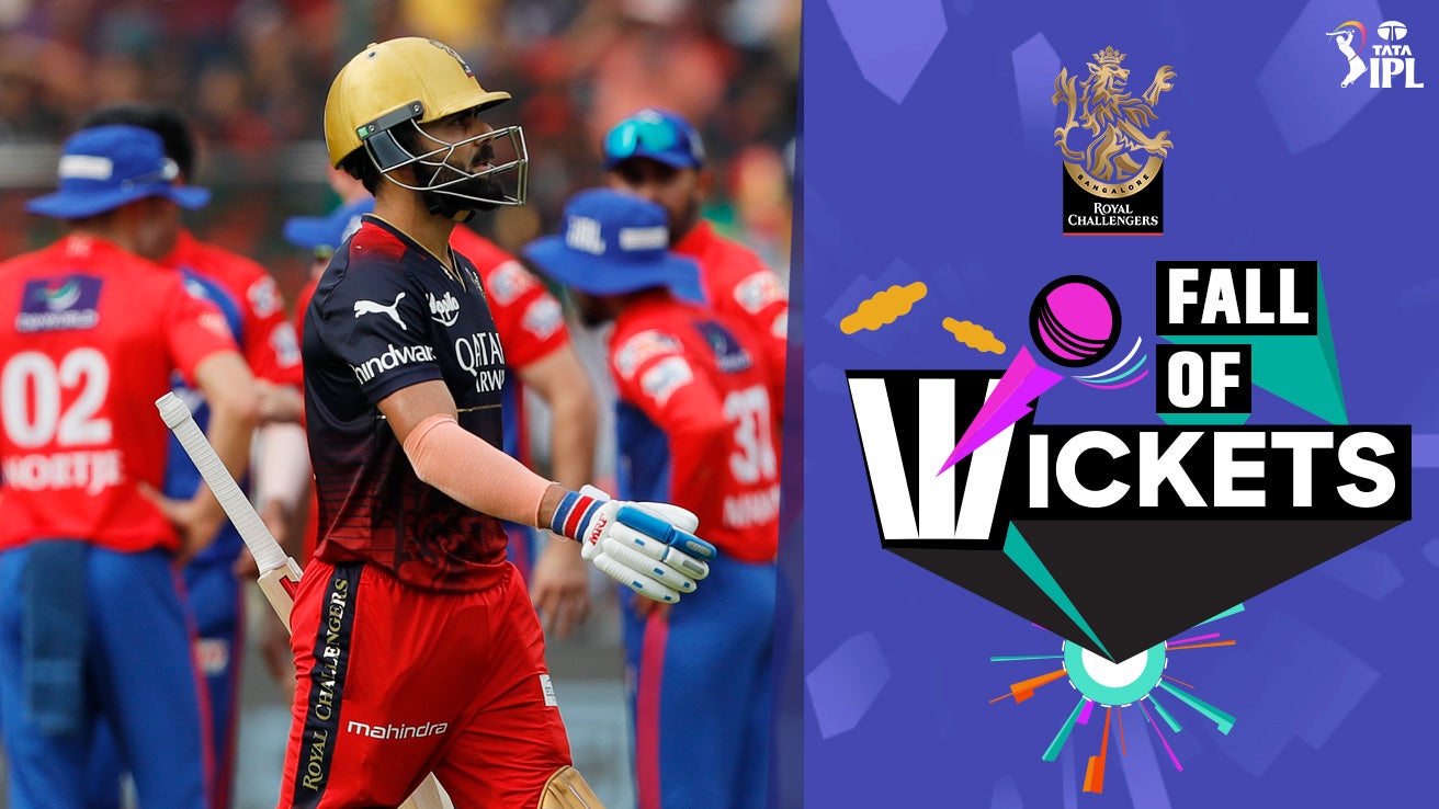 Watch RCB Vs DC - RCB Wickets Video Online(HD) On JioCinema