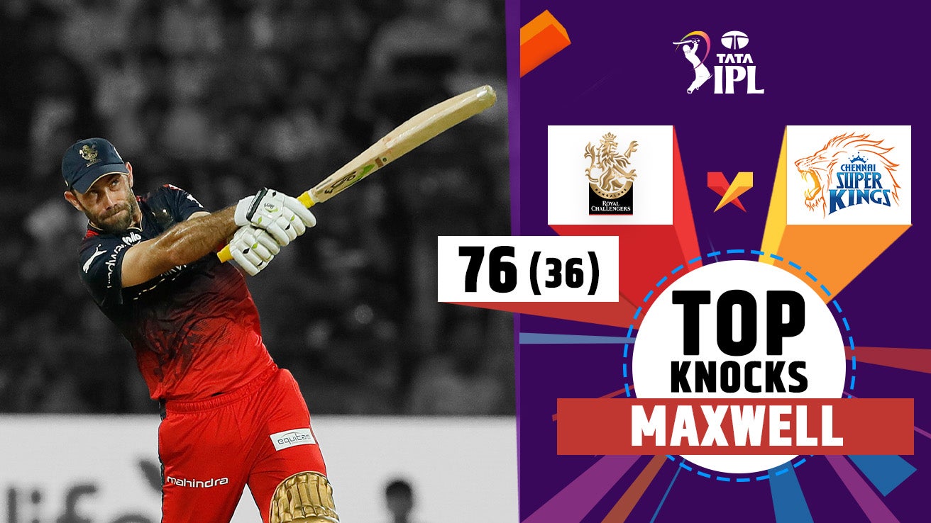 Watch Maxwell's 76 Vs CSK Video Online(HD) On JioCinema