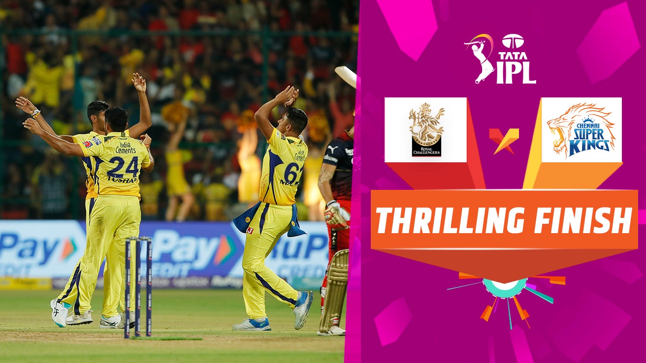 Watch CSK Seal Narrow Win Vs RCB Video Online(HD) On JioCinema