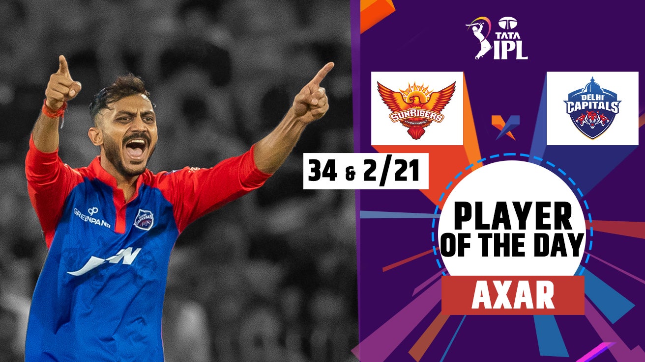 Watch Player Of The Day - Axar's 34, 2-21 Vs SRH Video Online(HD) On ...