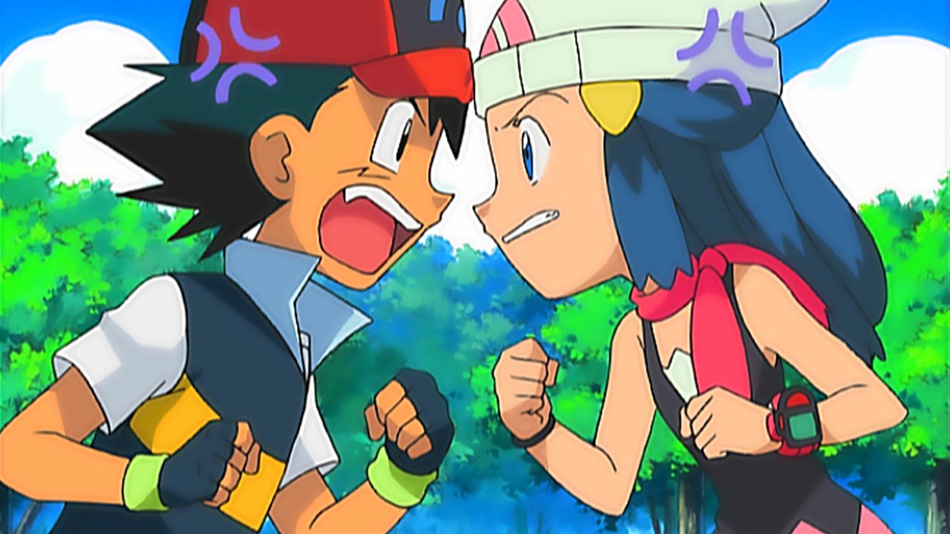 Pokemon Ash And Dawn Kiss