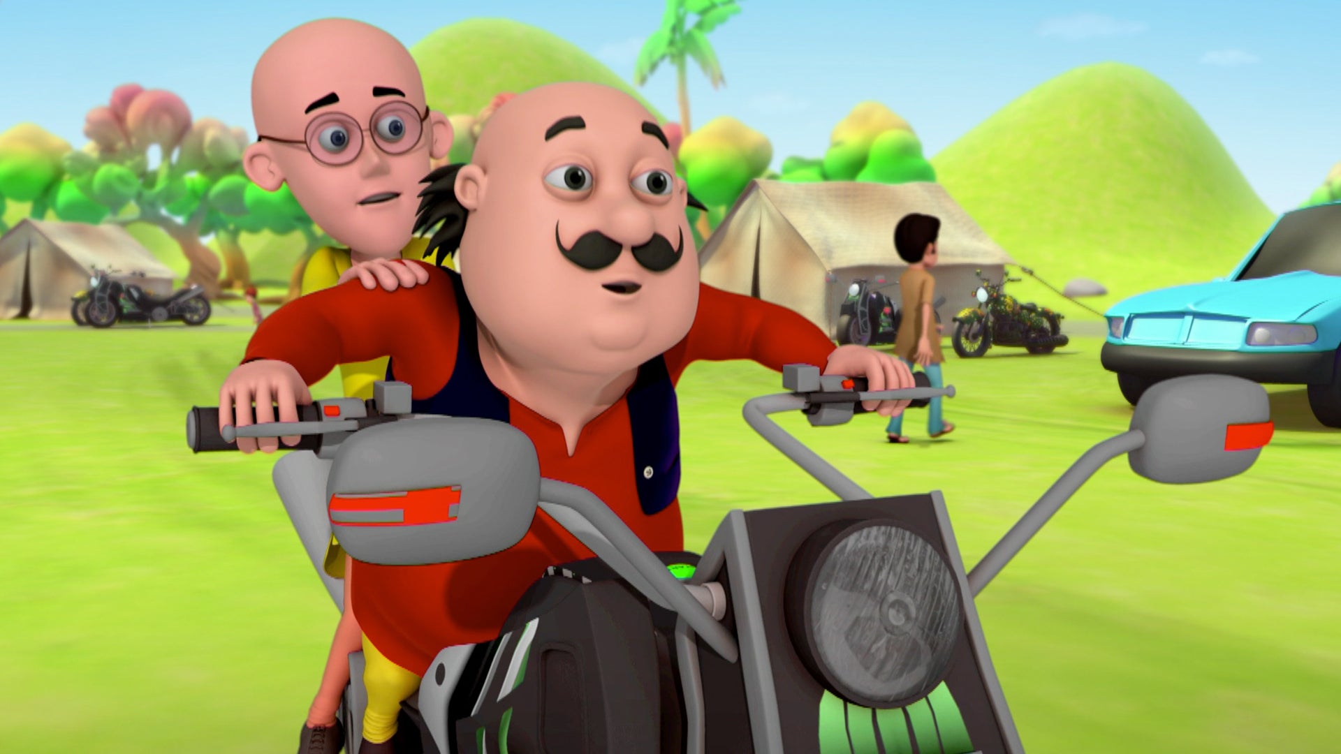 Watch Motu Patlu Season 2 Episode 77 Mobike Ride Watch Full Episode Onlinehd On Jiocinema