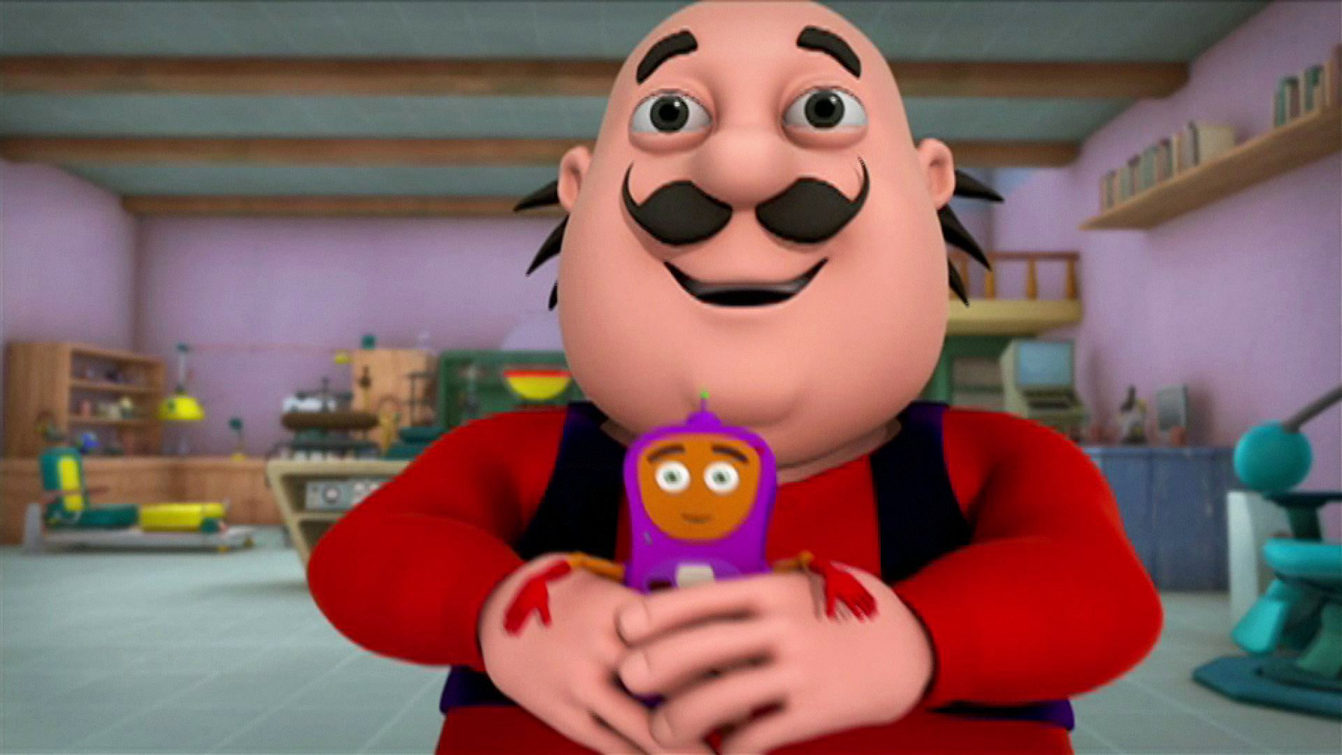 Watch Motu Patlu Season 4 Episode 14 : Motu Ka Smart Phone - Watch Full ...