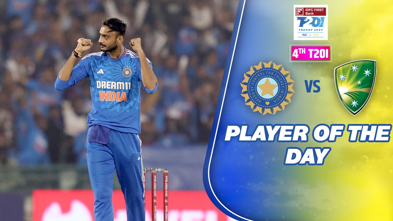 Watch India Vs Australia - Player Of 4th T20I - Axar Video Online(HD ...