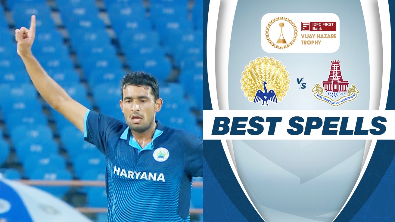 Watch SF: Haryana Vs Tamil Nadu - Kamboj's 4/30 Vs Tamil Nadu Video ...