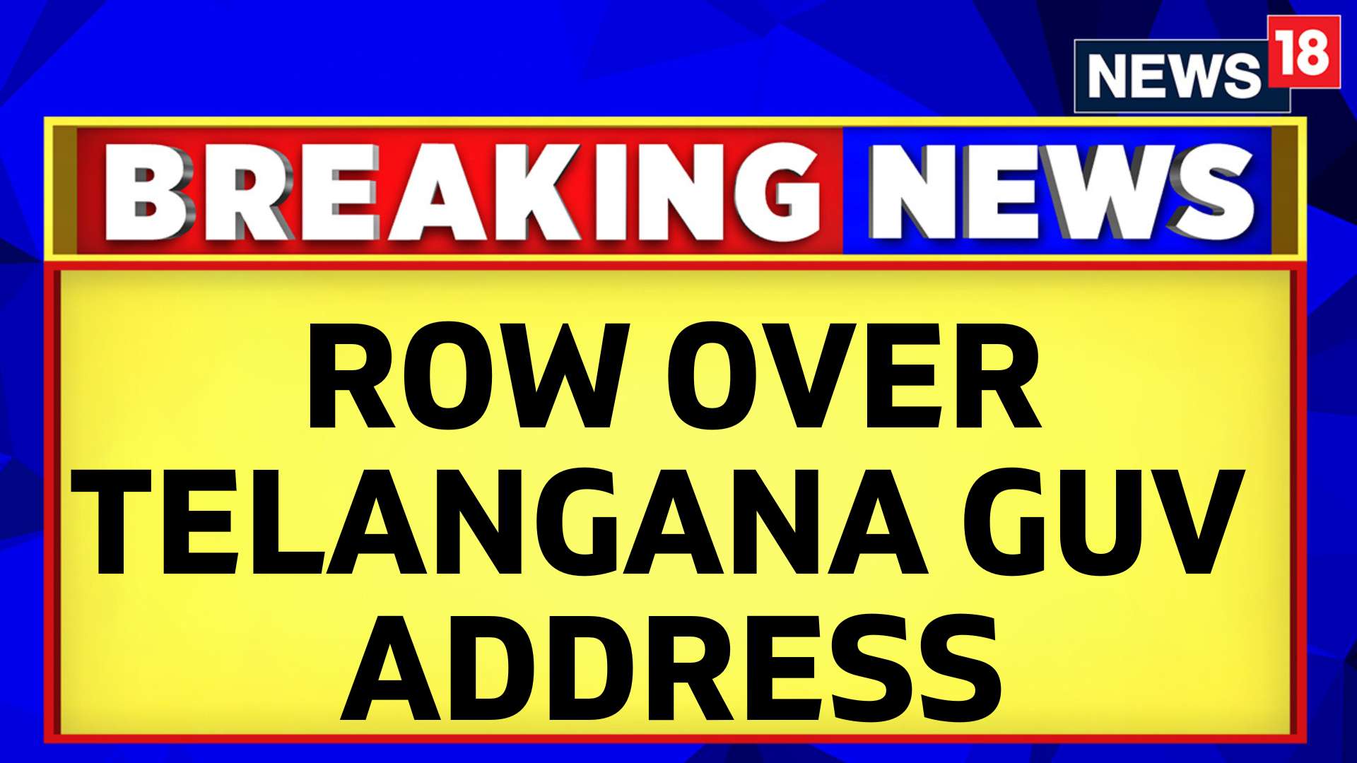 Watch Political Row Over Telangana Governor Tamilisai Soundararajans