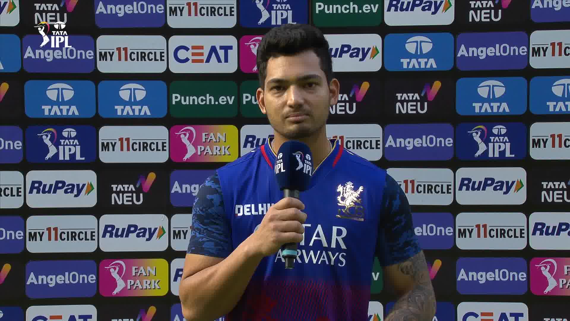 Watch RCB Vs KKR - Pre-Match Interview - Anuj Rawat Video Online(HD) On ...