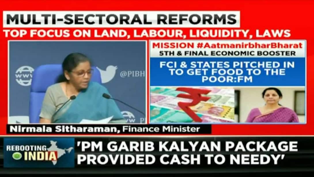 Watch FM Nirmala Sitharaman: 8.19 Crore Farmers Have Received Rs 16,394 ...