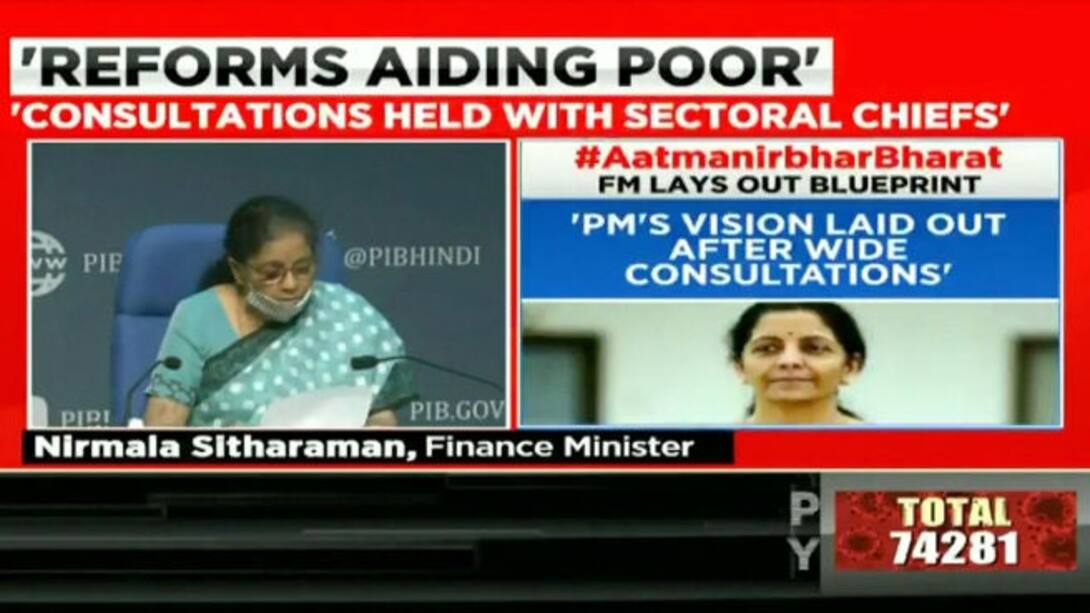 Watch FM Nirmala Sitharaman: Several Schemes For The Poor During The ...