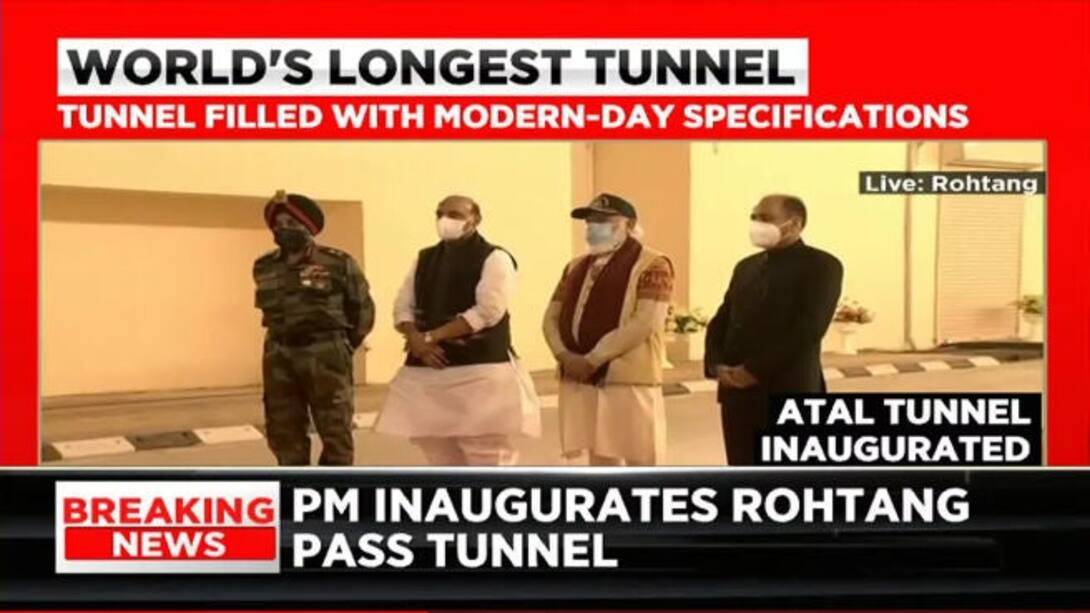 Watch PM Modi Inaugurates Atal Tunnel As A Tribute To Ex-PM Atal Bihari ... Watch PM Modi Inaugurates Atal Tunnel As A Tribute To Ex-PM Atal Bihari ...