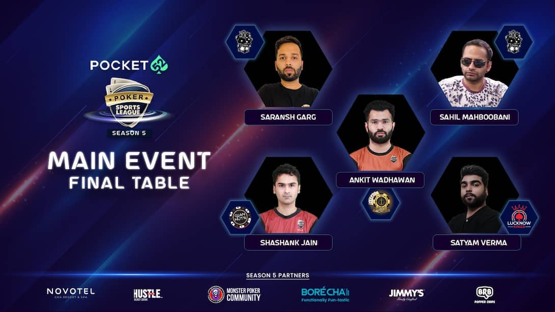 Watch Poker Sports League Season 5 Episode 20 : Main Event - Final ...