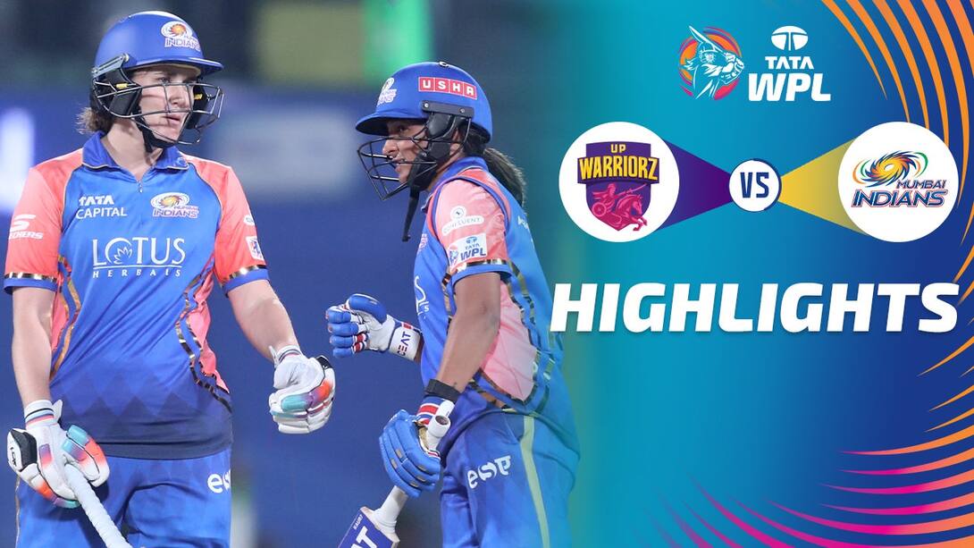 Watch UPW Vs MI - Highlights Video Online(HD) On JioCinema