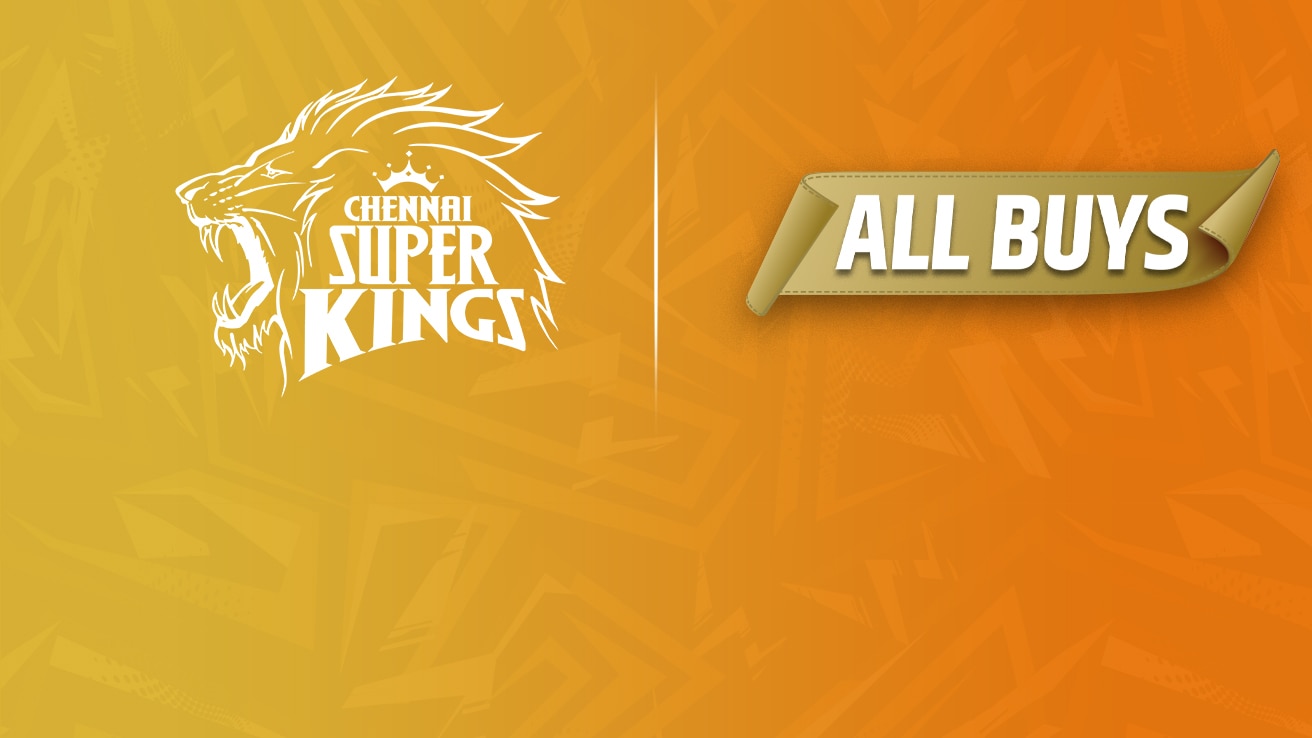 Watch TATA IPL 2025 Auction - CSK All Buys Only on JioCinema.