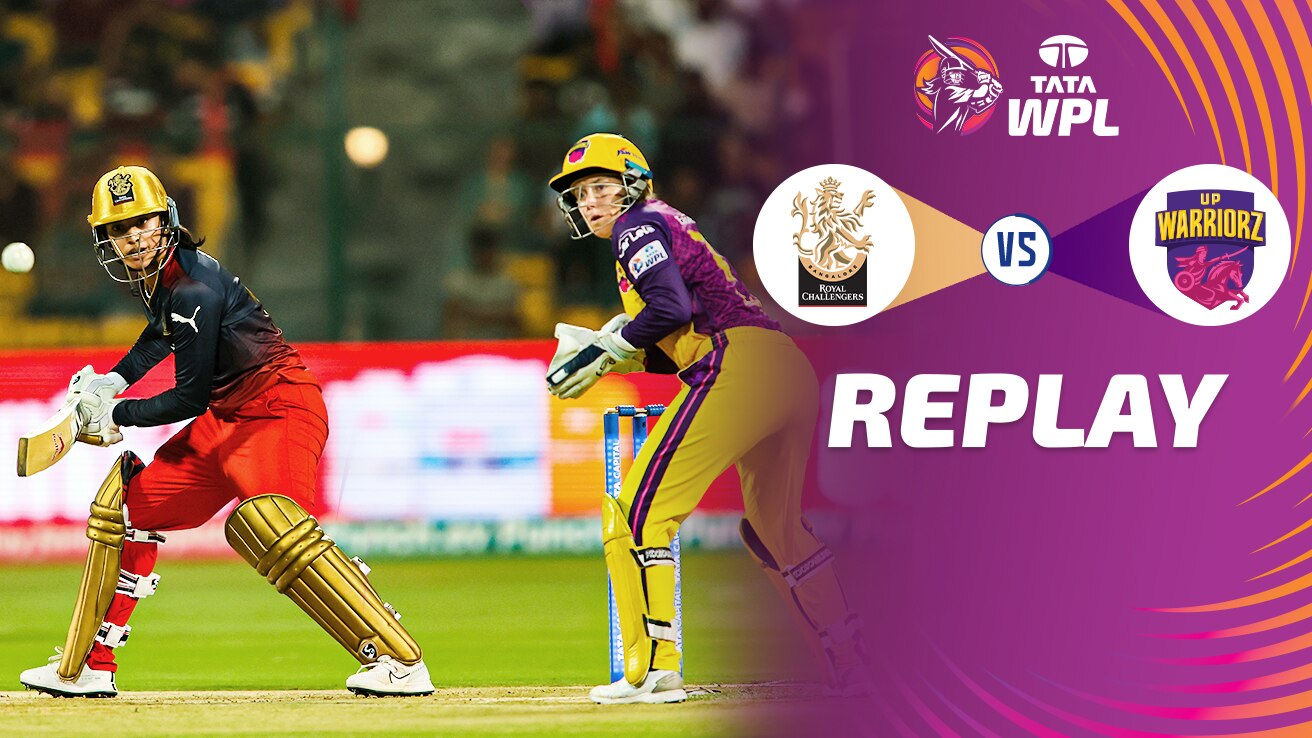 Watch RCB Vs UPW - Replay Video Online(HD) On JioCinema