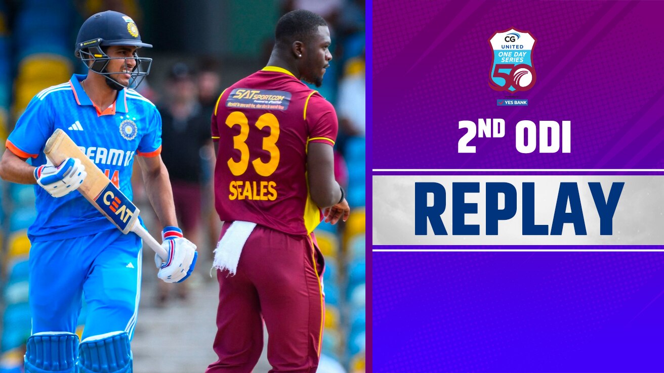 Watch Replay - 2nd ODI - WI Vs India Video Online(HD) On JioCinema