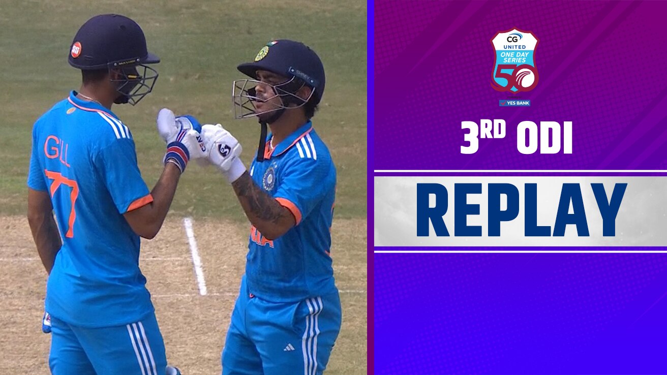 Watch Replay - 3rd ODI - WI Vs India Video Online(HD) On JioCinema
